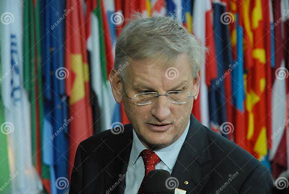 Carld Bildt editorial image. Image of carl, minister - 22418245