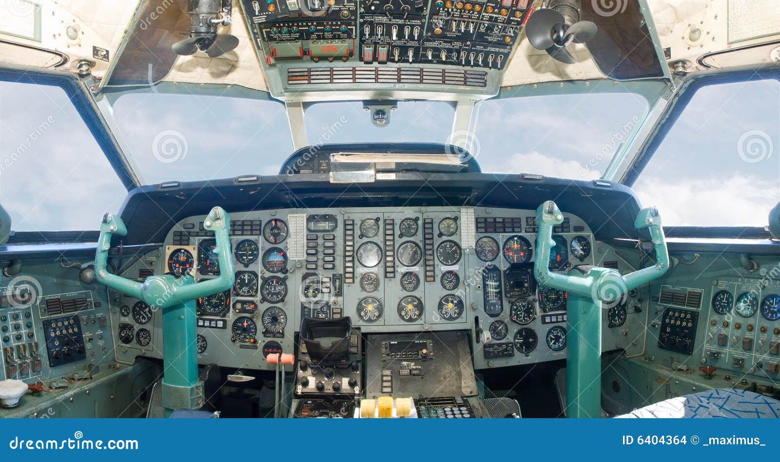 Carlinga de aviones foto de archivo. Imagen de cabina - 6404364