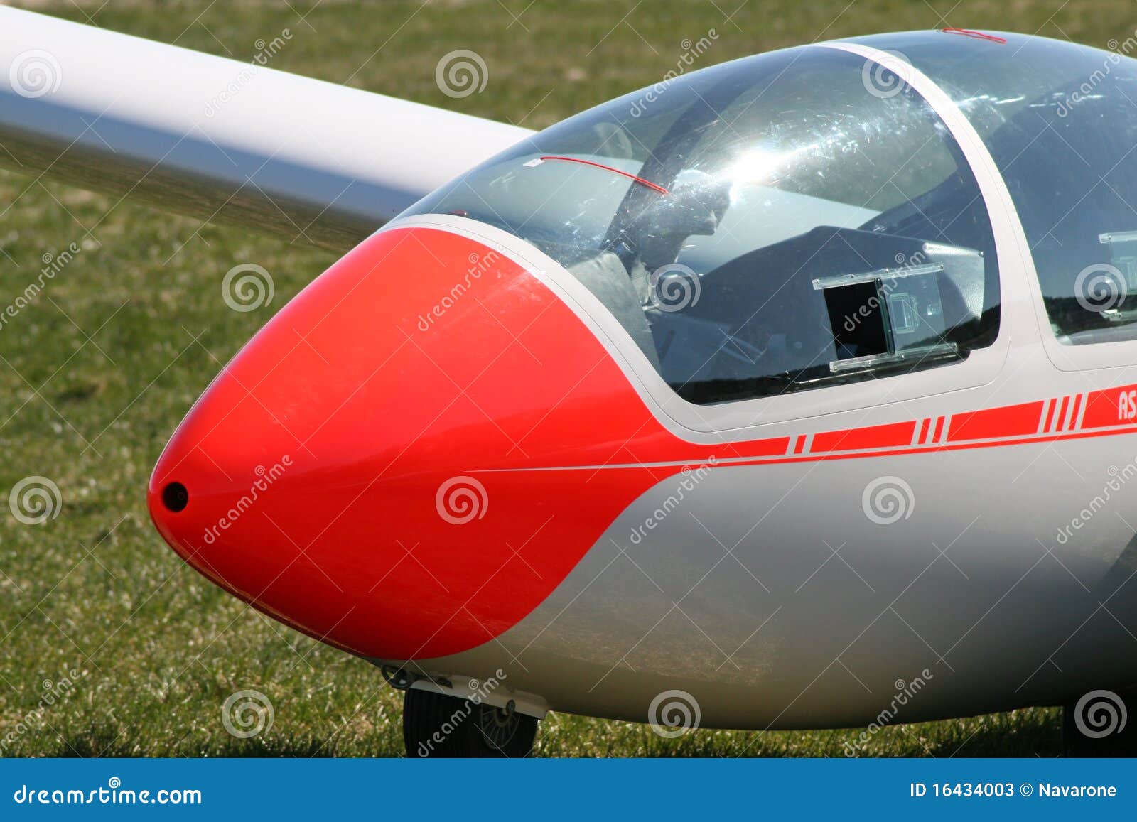 Carlinga de un planeador imagen de archivo. Imagen de primer - 16434003