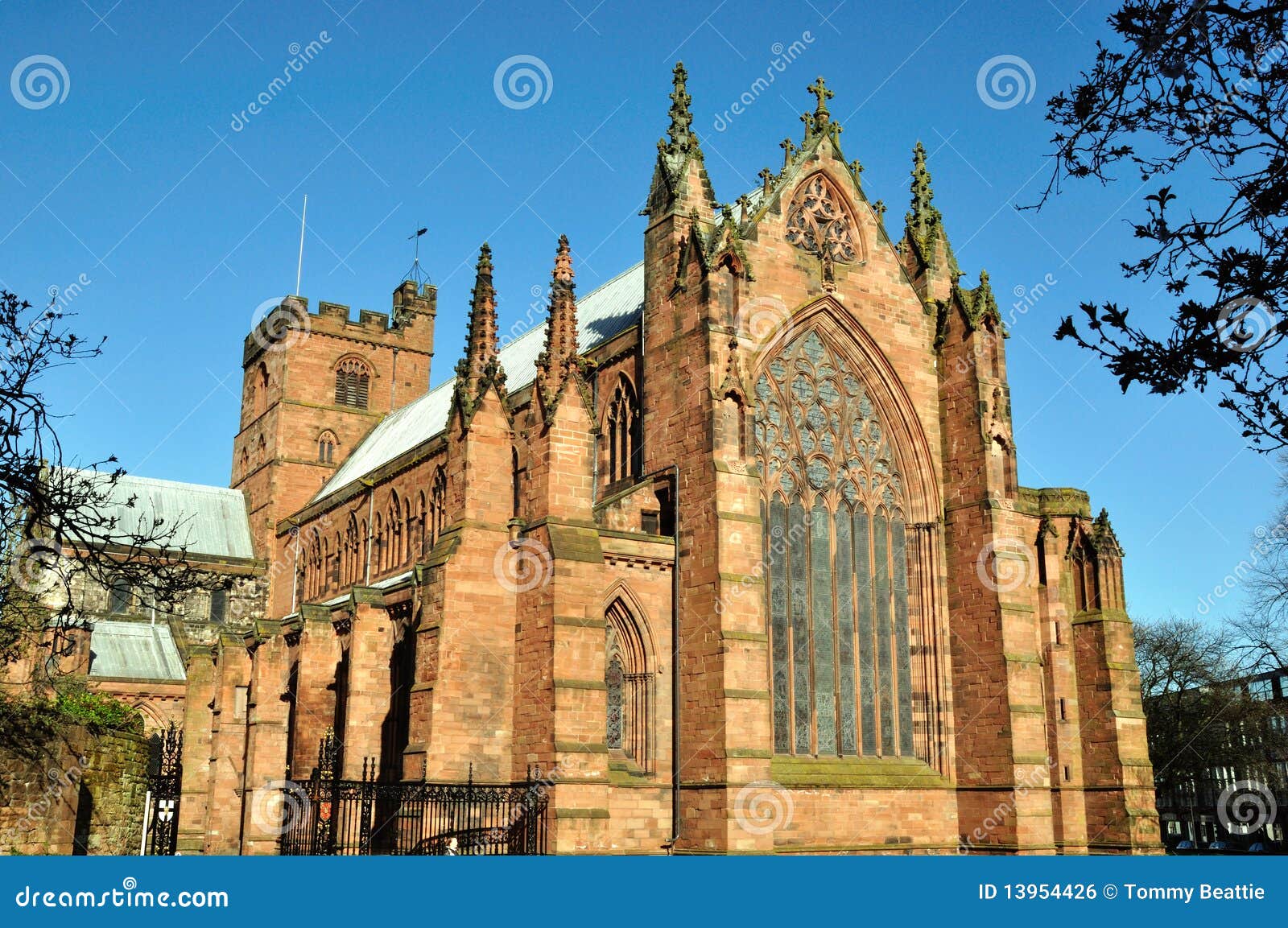 Carlisle Cathedral stock photo. Image of window, worship - 13954426