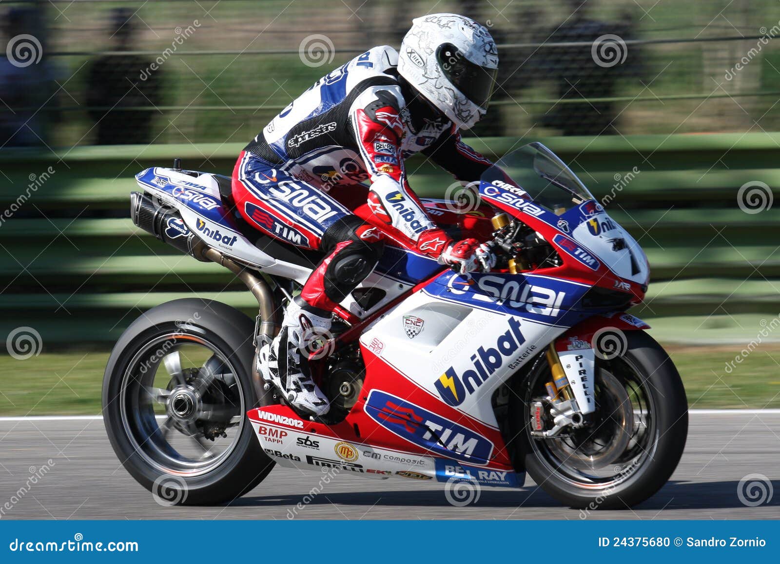 Carlos Checa - Ducati 1098R - Althea Racing Editorial Image - Image of ...