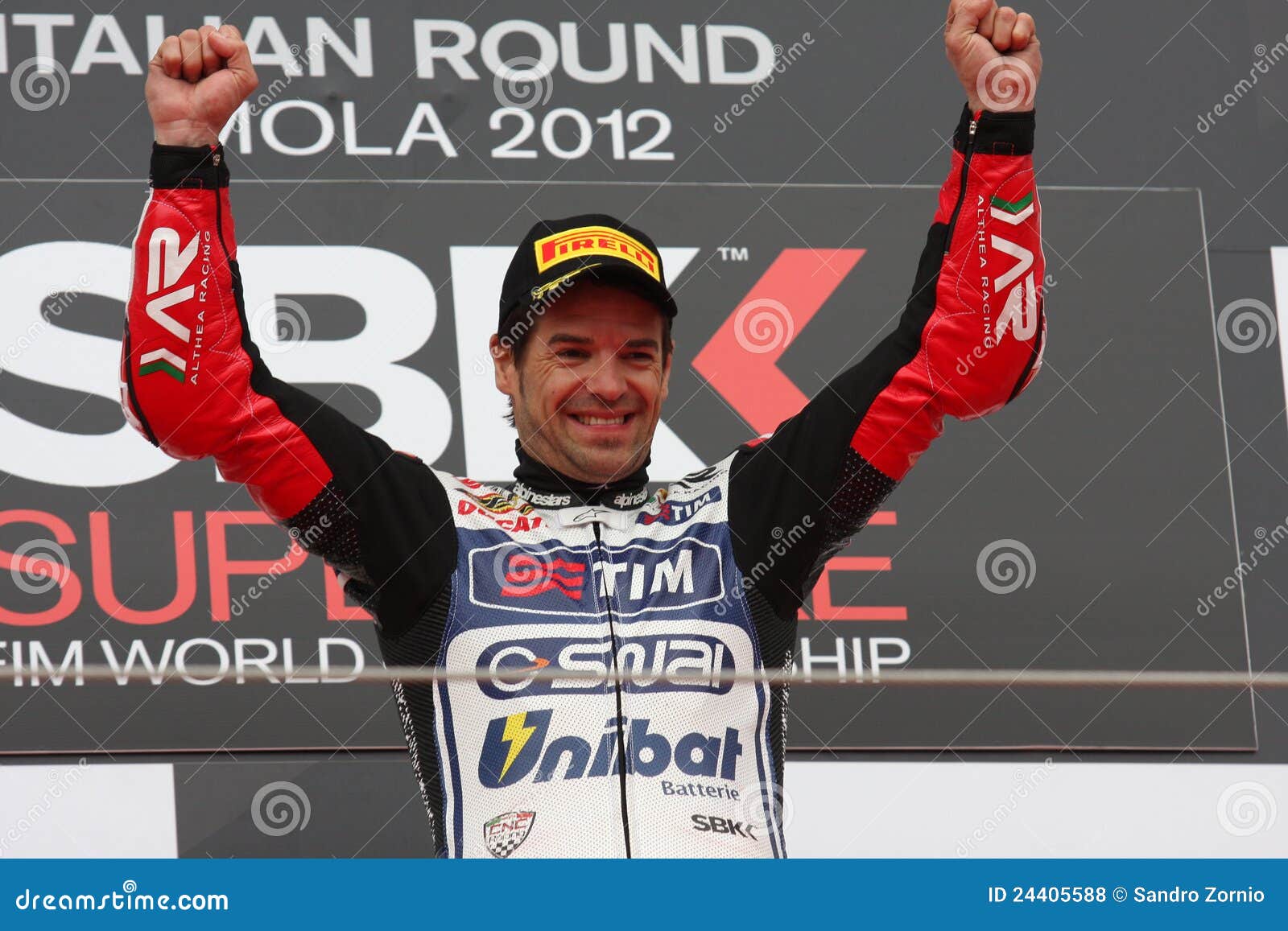 Carlos Checa - Ducati 1098R - Althea Racing Editorial Stock Photo ...