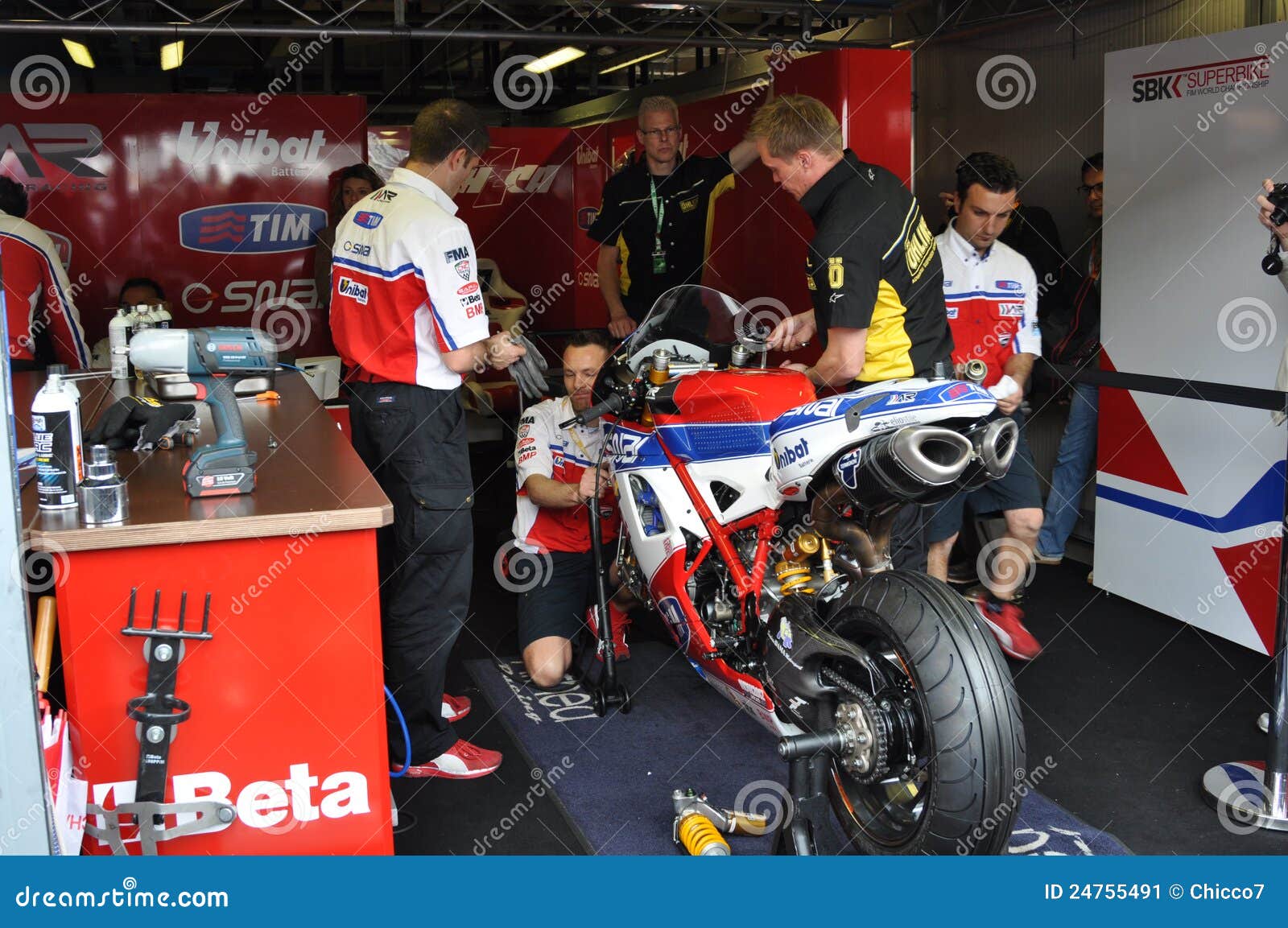 Carlos Checa - Ducati Althea Racing Team (SBK) Editorial Photo - Image ...