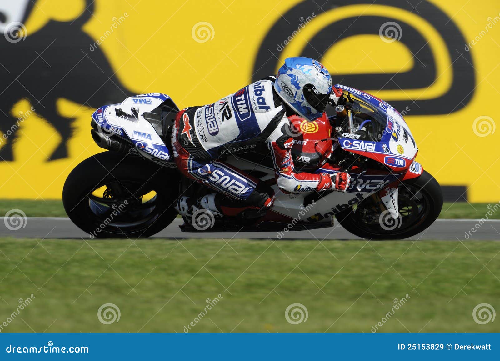 Carlos Checa on the Ducati, WSBK 2012 Editorial Stock Image - Image of ...