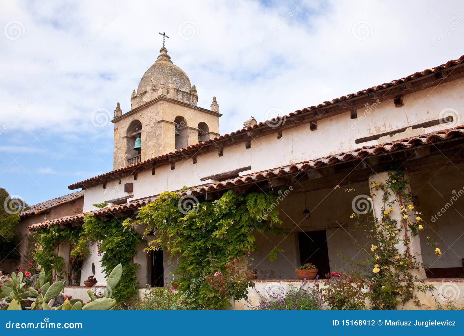 Carmel Mission stock photo. Image of carmel, catholic - 15168912