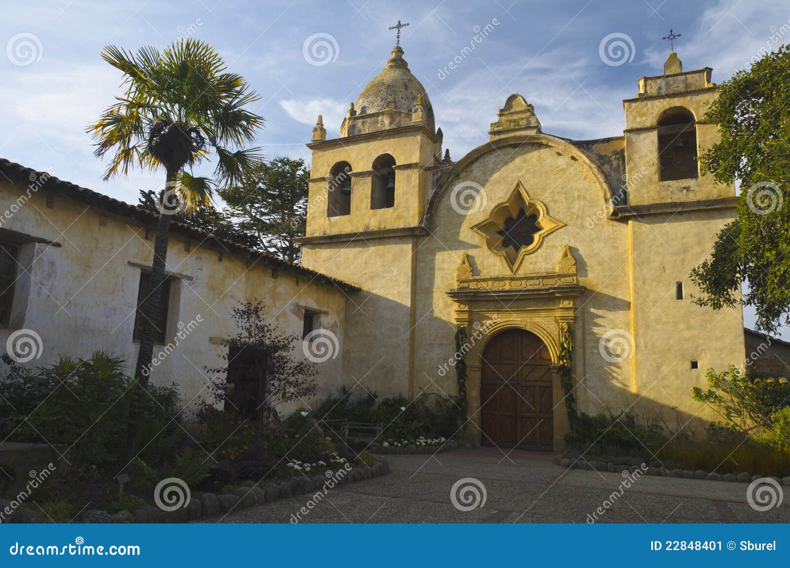 Carmel Mission stock image. Image of roman, mission, carlos - 22848401