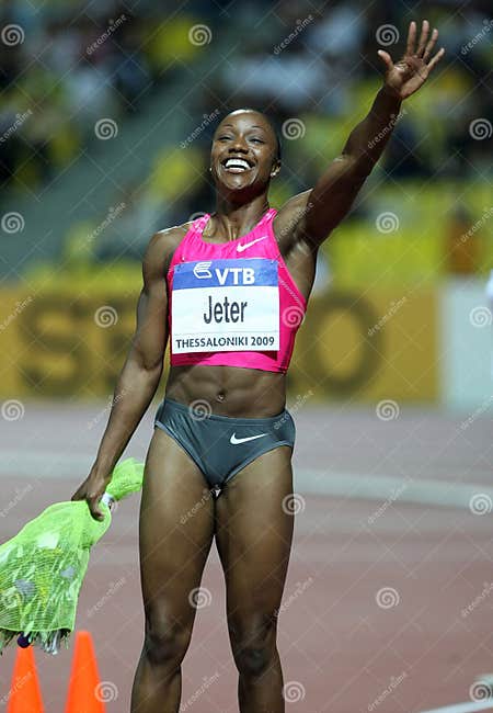 Carmelita Jeter editorial stock image. Image of muscle - 27773034
