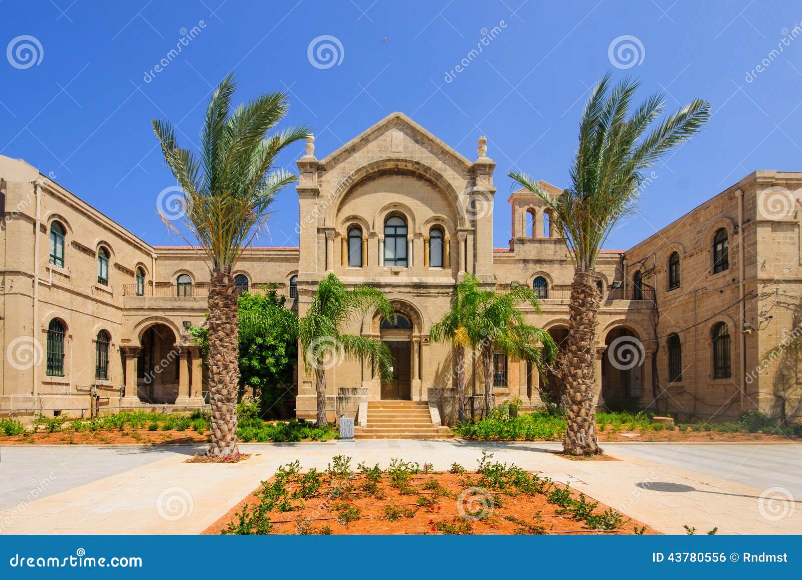 Carmelite monastery, Haifa stock photo. Image of century - 43780556