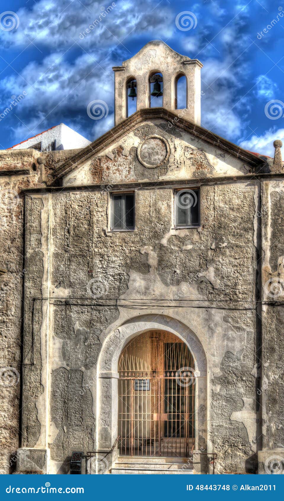 Carmelo Church in Alghero, Italy. Stock Photo - Image of chapel ...