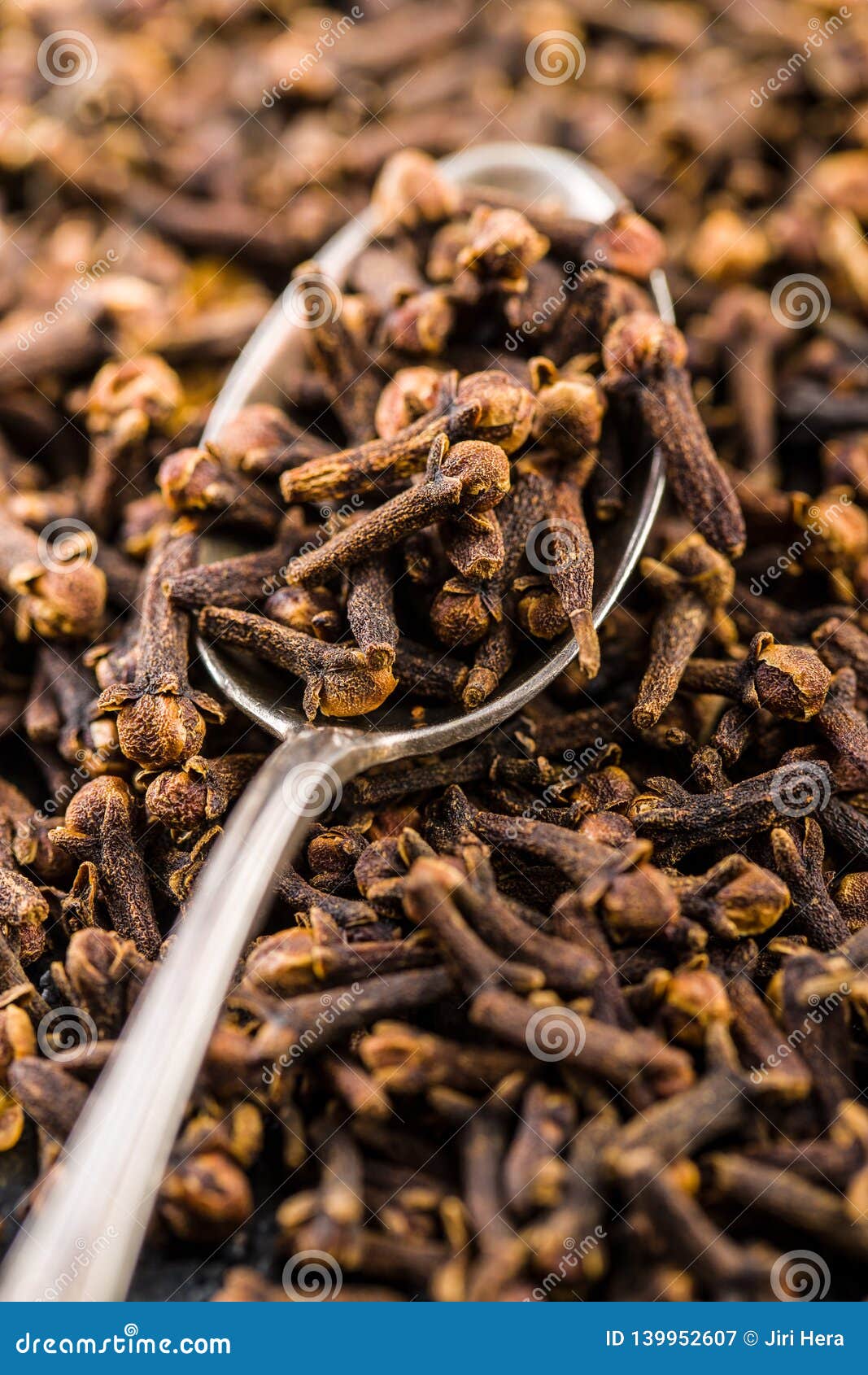 Carnation, Dried Clove Spice Stock Image - Image of heap, flavoring ...