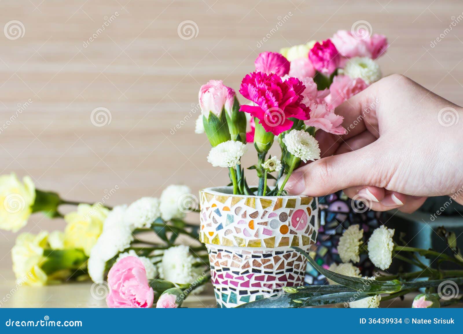 Carnation stock photo. Image of mosaic, craft, color - 36439934