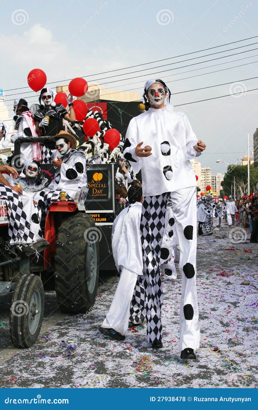 Carnaval in Cyprus redactionele stock foto. Image of luim - 27938478
