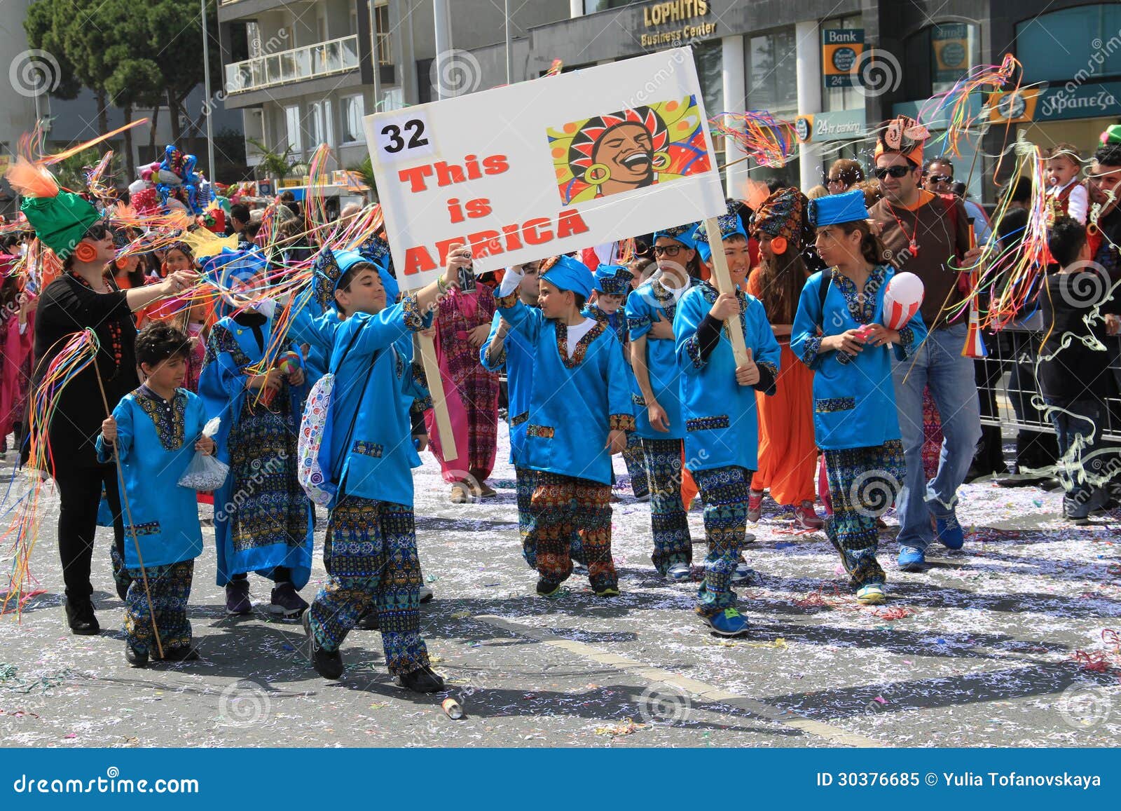 Carnaval in Cyprus redactionele afbeelding. Image of kleur - 30376685