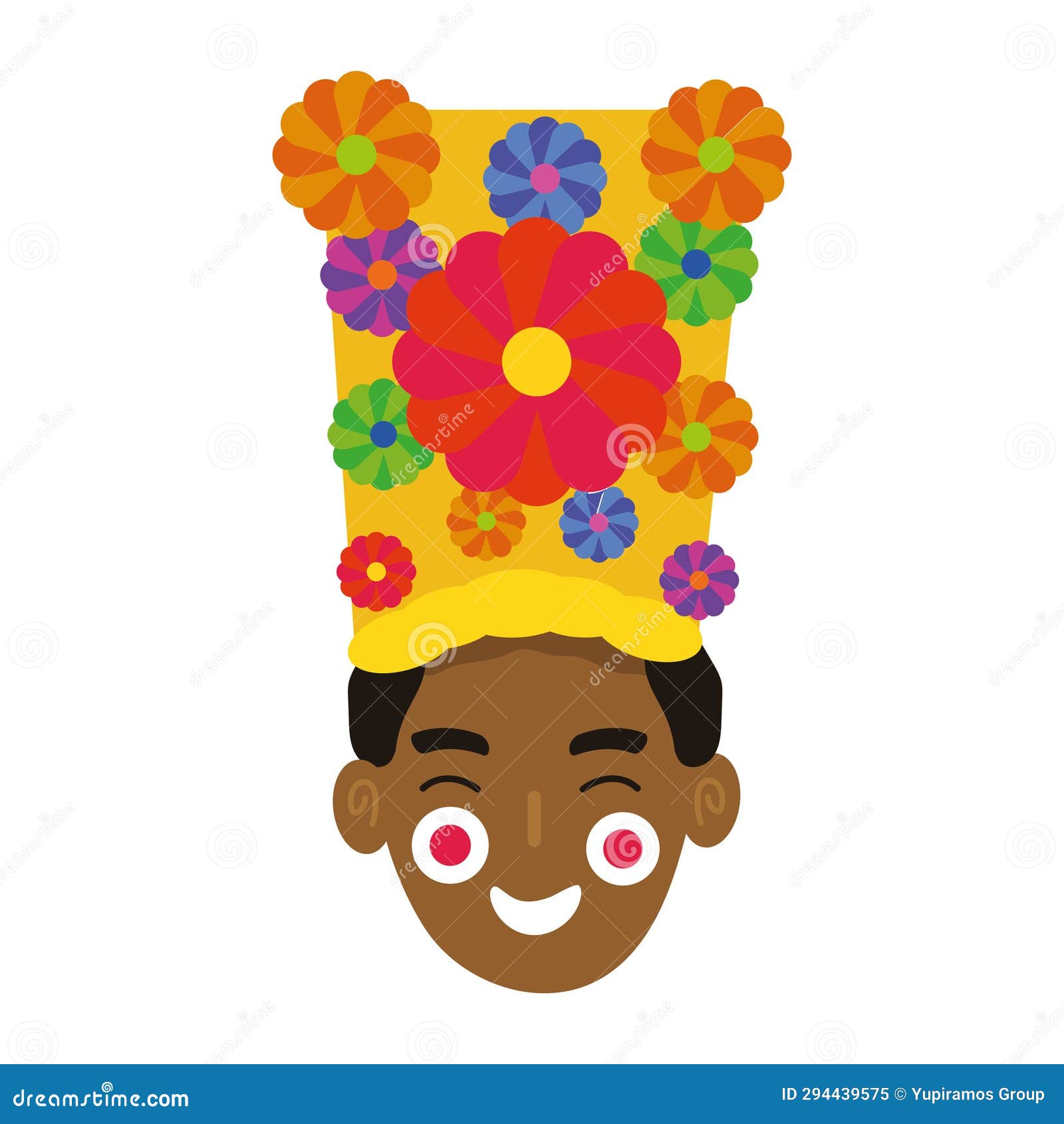 Carnaval De Barranquilla Rey Momo Ilustración del Vector - Ilustración ...