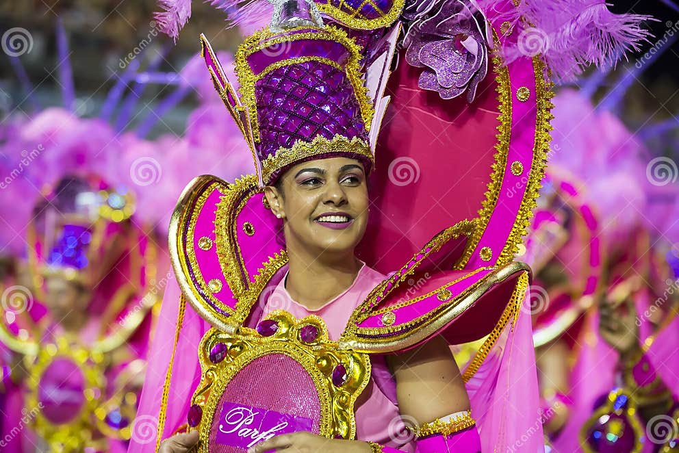 Carnaval Muse Samba Dancer Brazil Fotografia Editorial - Imagem de ...