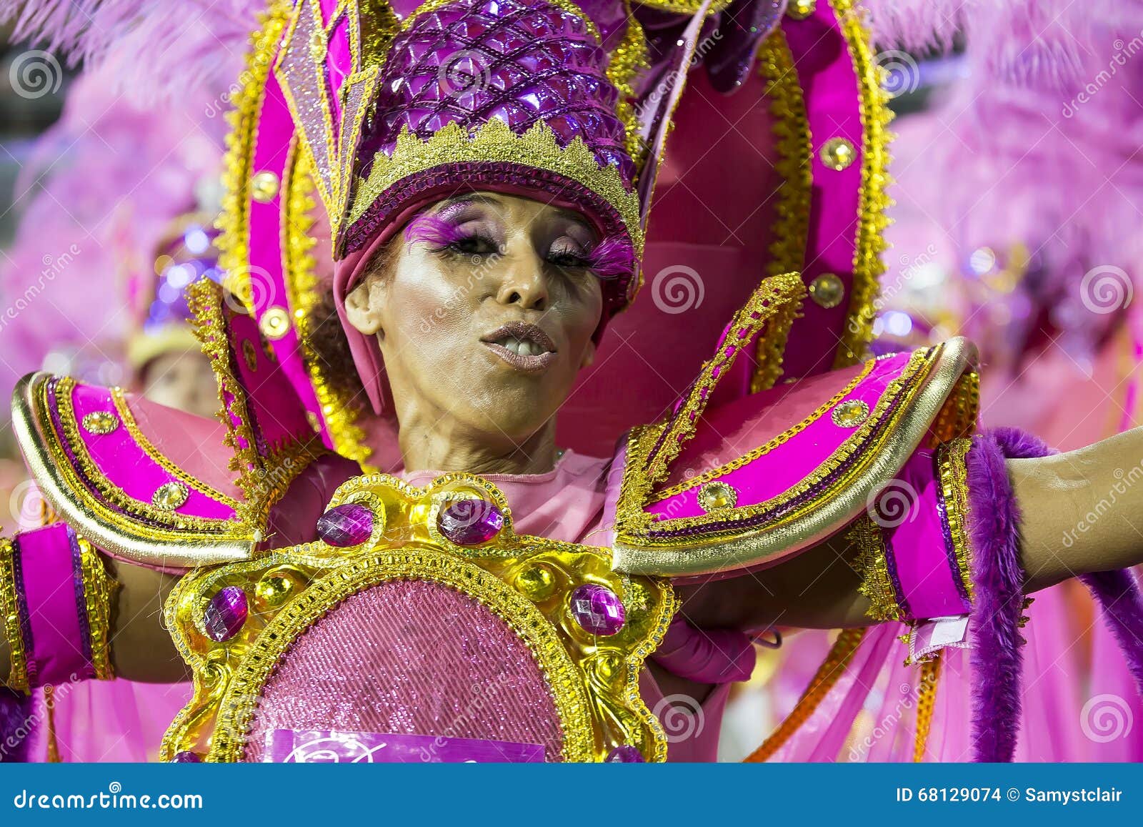 Carnaval Muse Samba Dancer Brazil Imagem de Stock Editorial - Imagem de ...