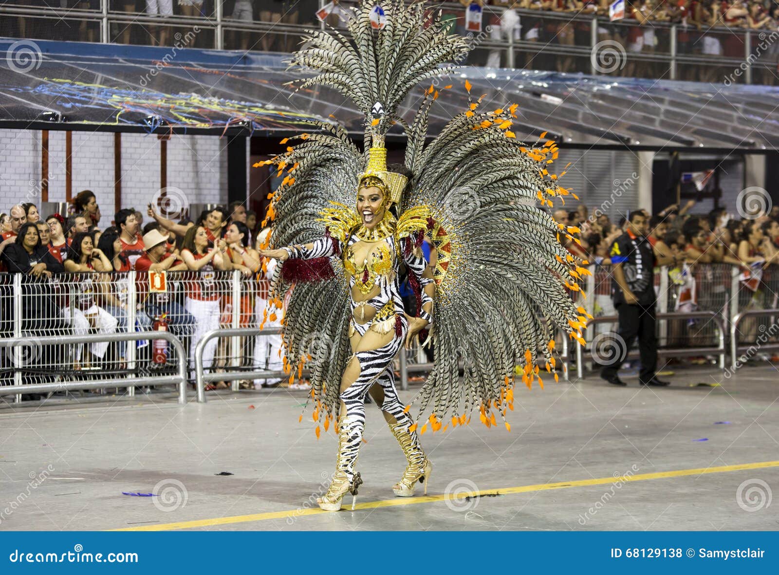 Carnaval Muse Samba Dancer Brazil Photo stock éditorial - Image du ...