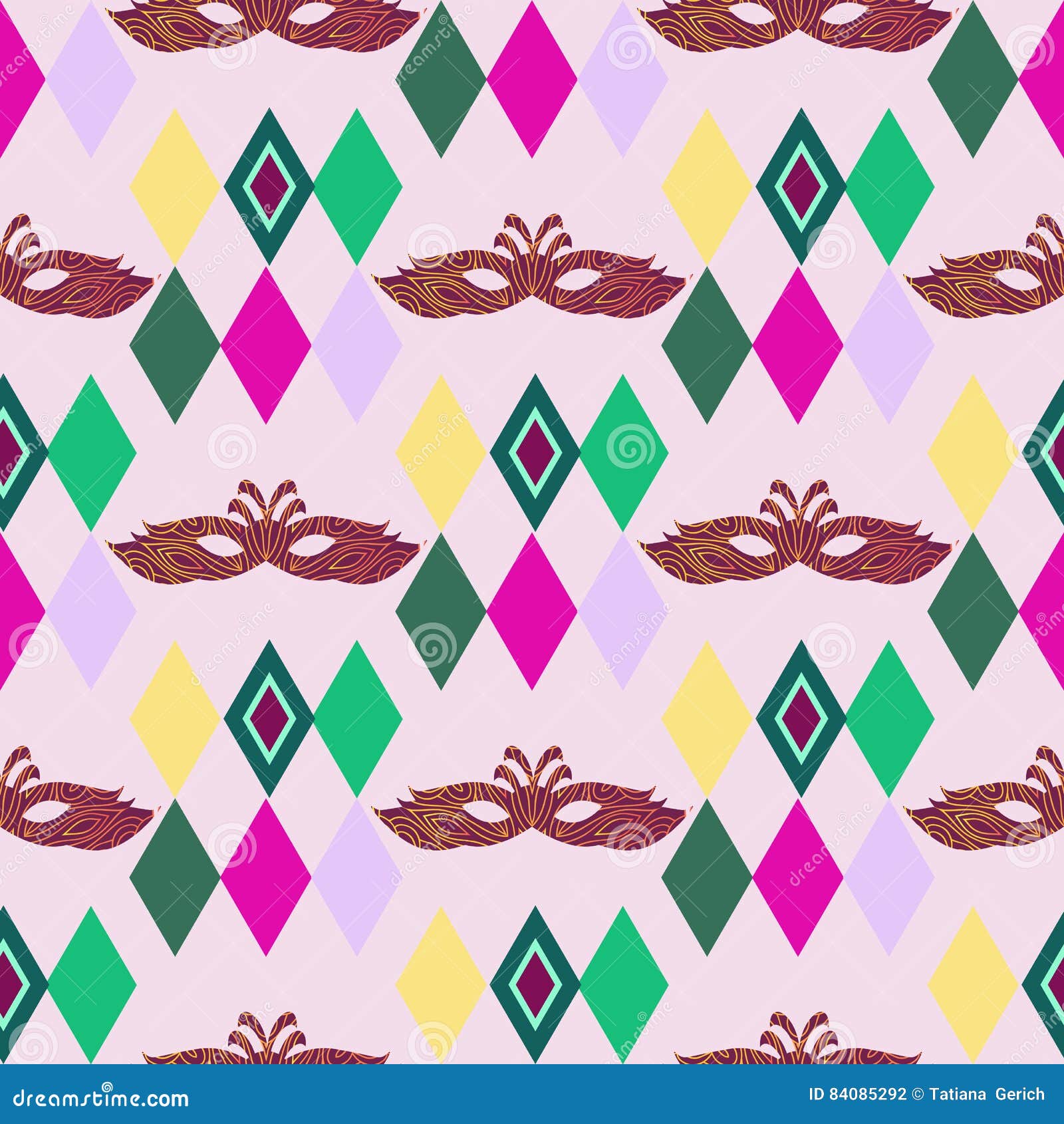 Carnaval pattern8 illustration de vecteur. Illustration of décoration ...