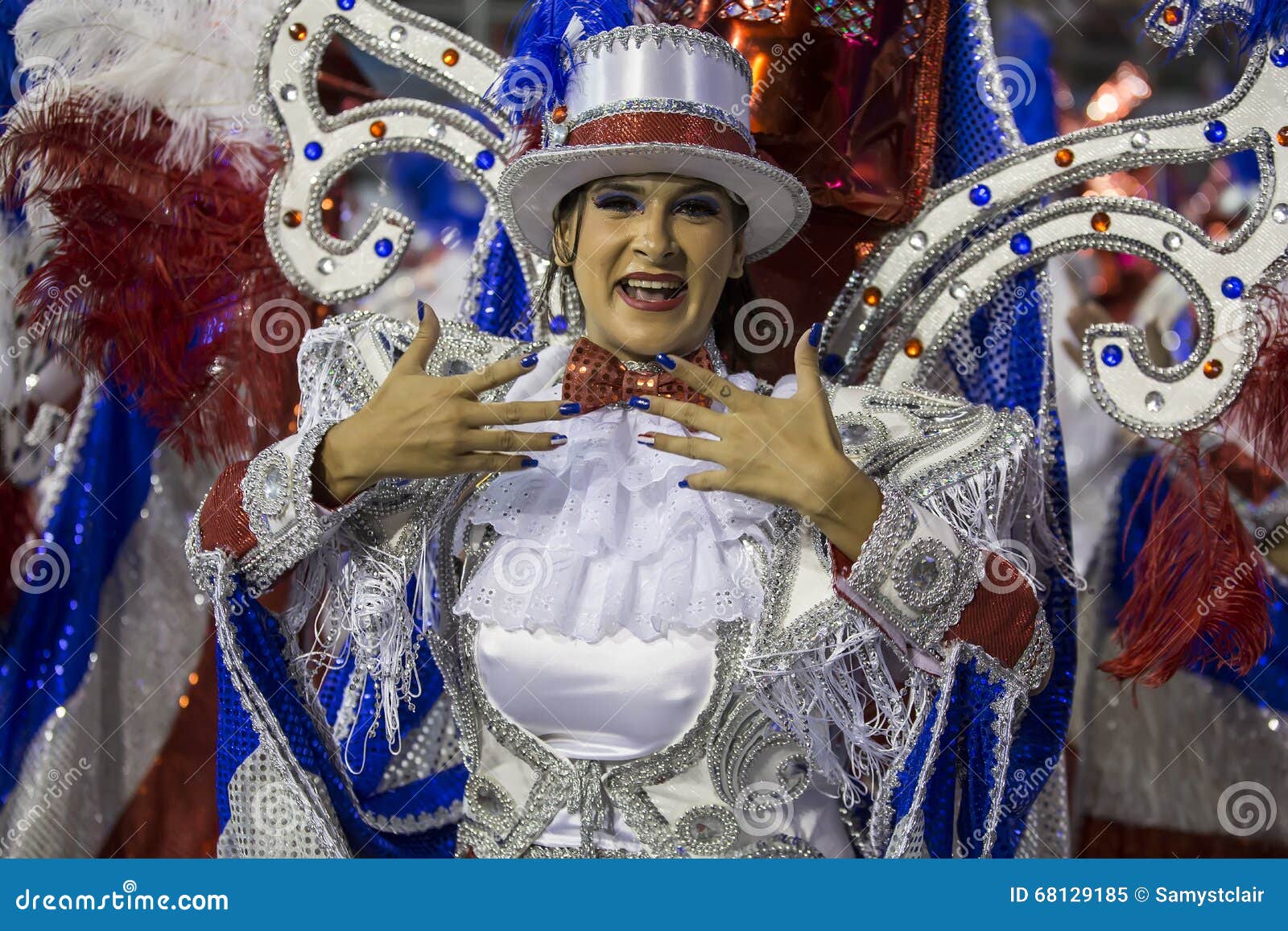 Carnaval Samba Dancer Brazil Redactionele Afbeelding - Image of ...