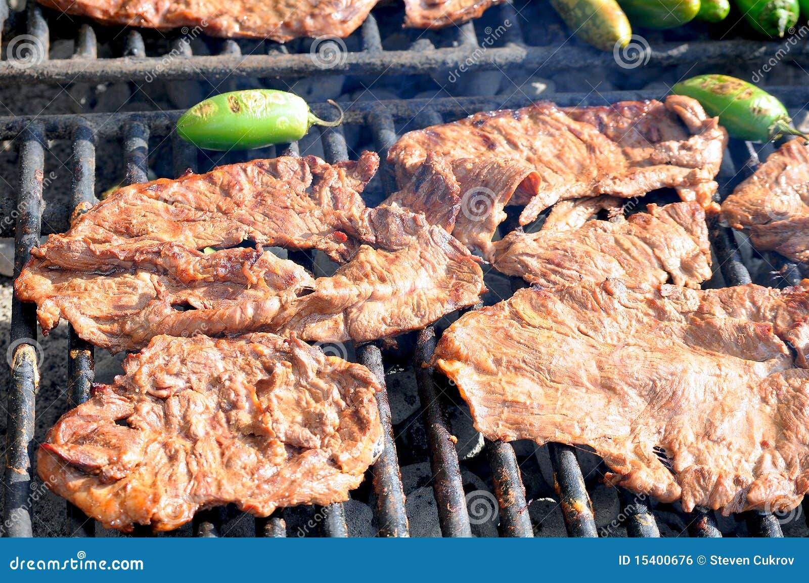 Carne Asada stock photo. Image of peppers, hispanic, barbecue - 15400676