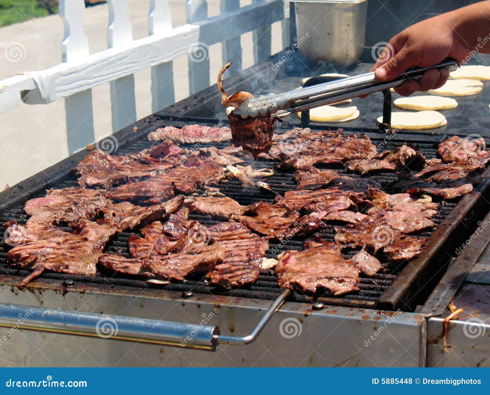 Carne Asada On The Grill