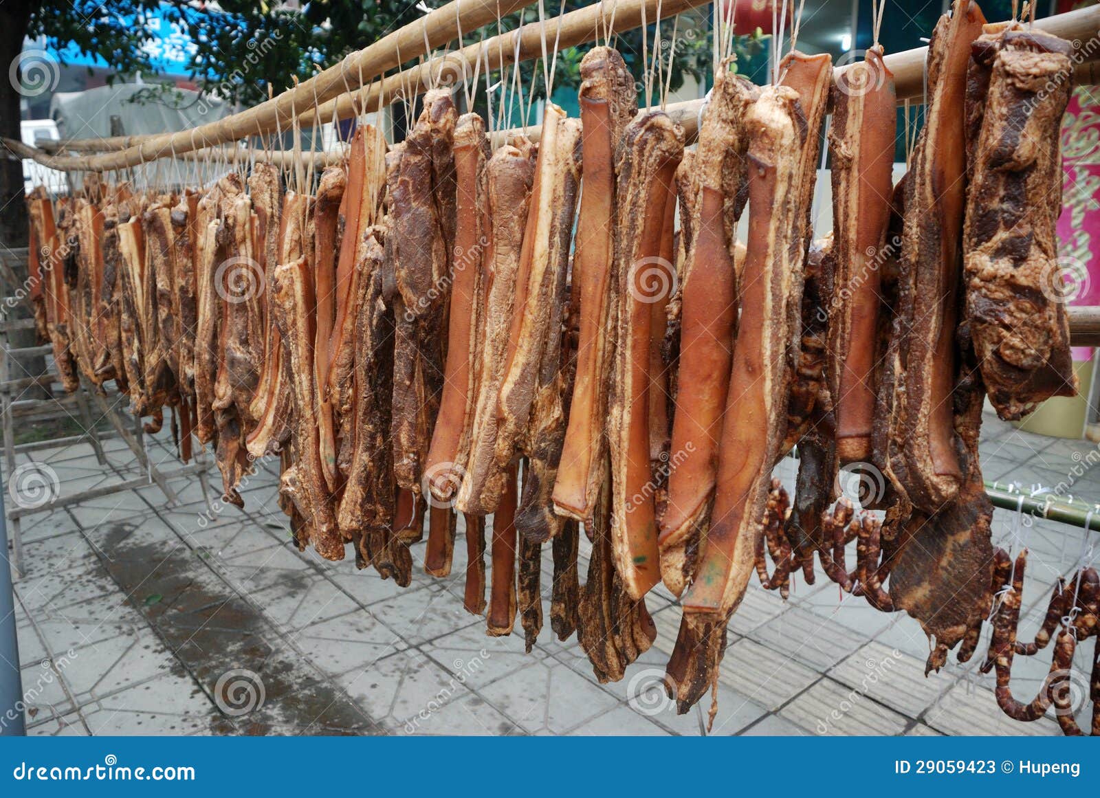 Carne curada imagen de archivo. Imagen de campo, tajado - 29059423