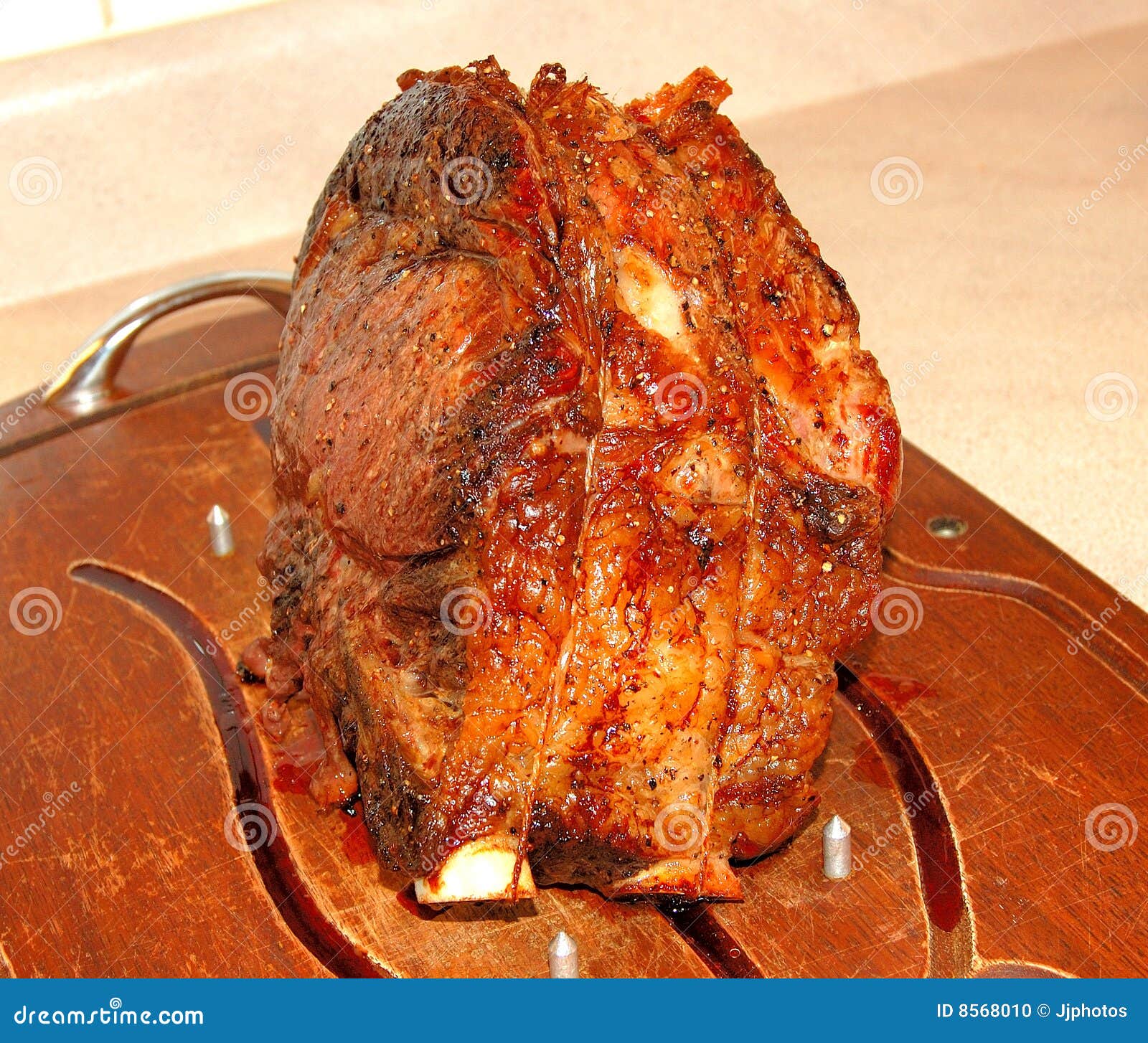 Carne De Vaca De Carne Asada Cocinada Foto de archivo - Imagen de ...