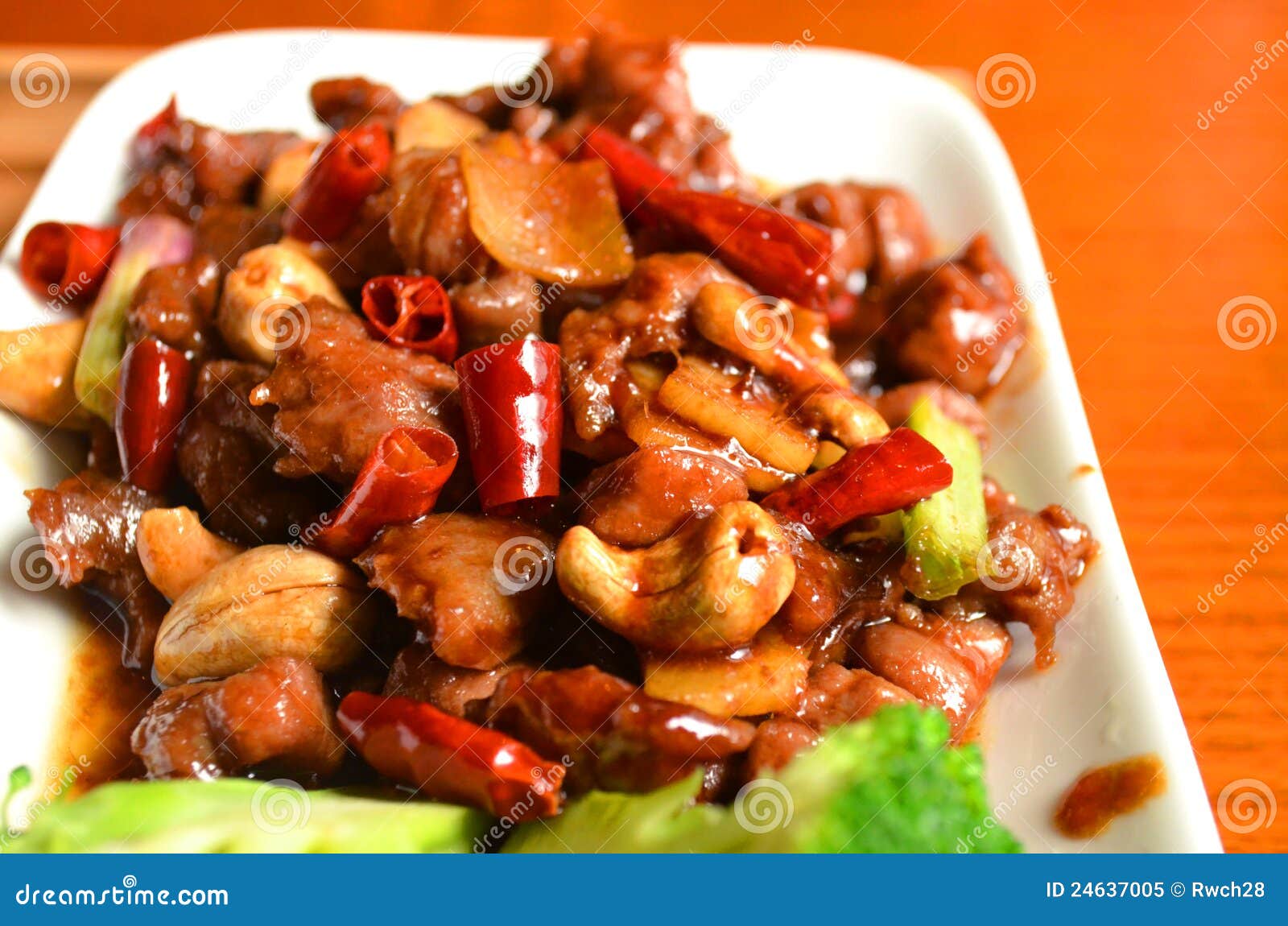 Carne de vaca de Kung Pao imagen de archivo. Imagen de plato - 24637005