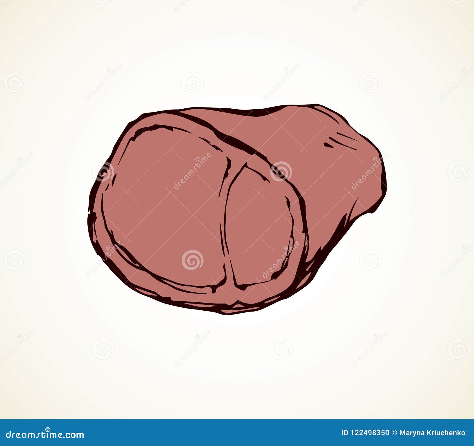 Carne Desenho do vetor ilustração do vetor. Ilustração de delicatessen ...