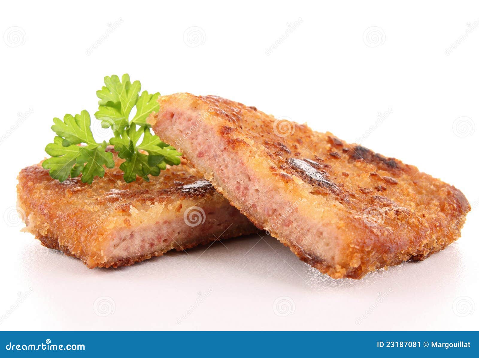 Carne impanata immagine stock. Immagine di alimento, porco - 23187081