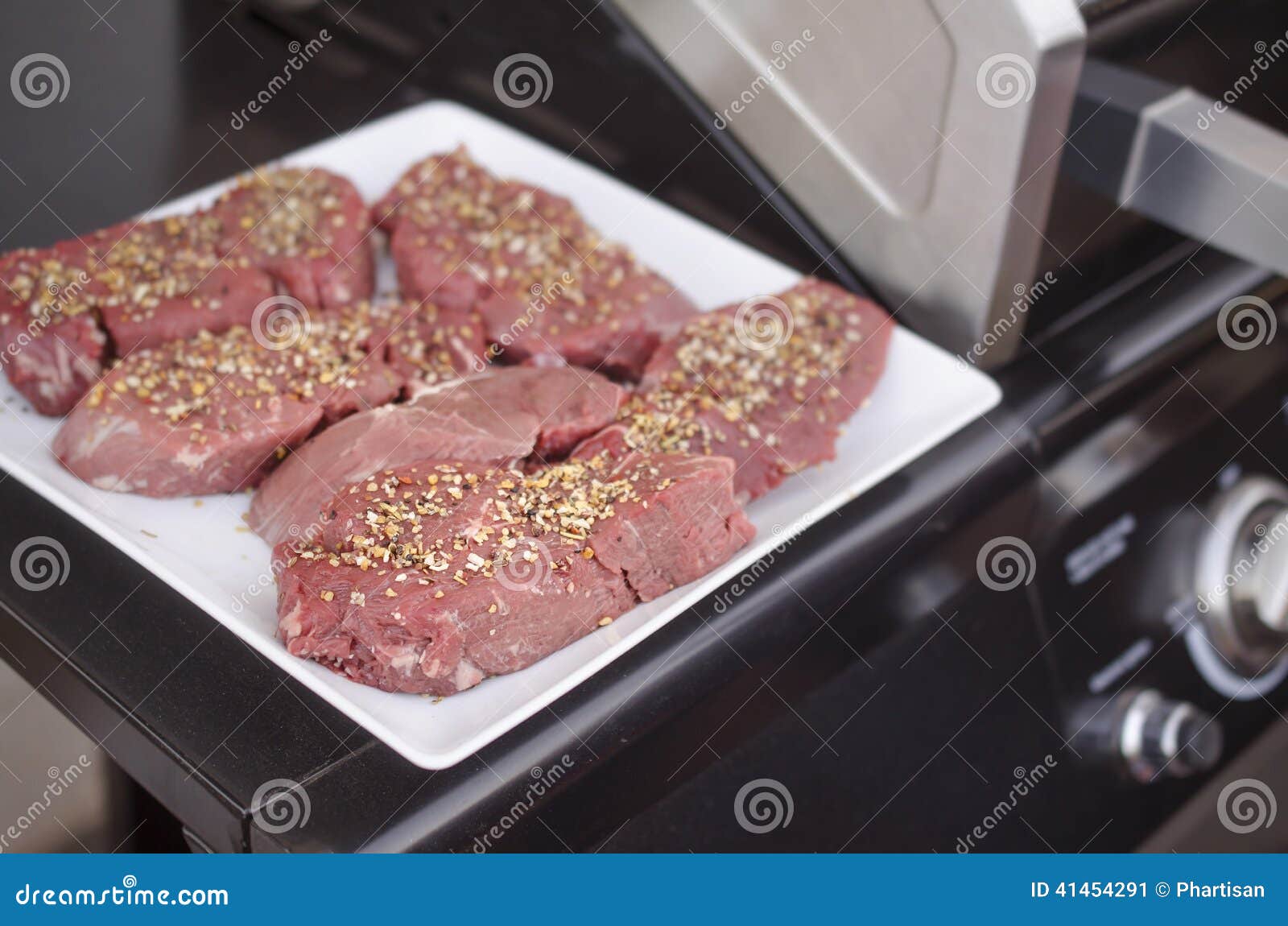 Carne Preparada Para Bbq O De La Barbacoa Imagen de archivo - Imagen de ...