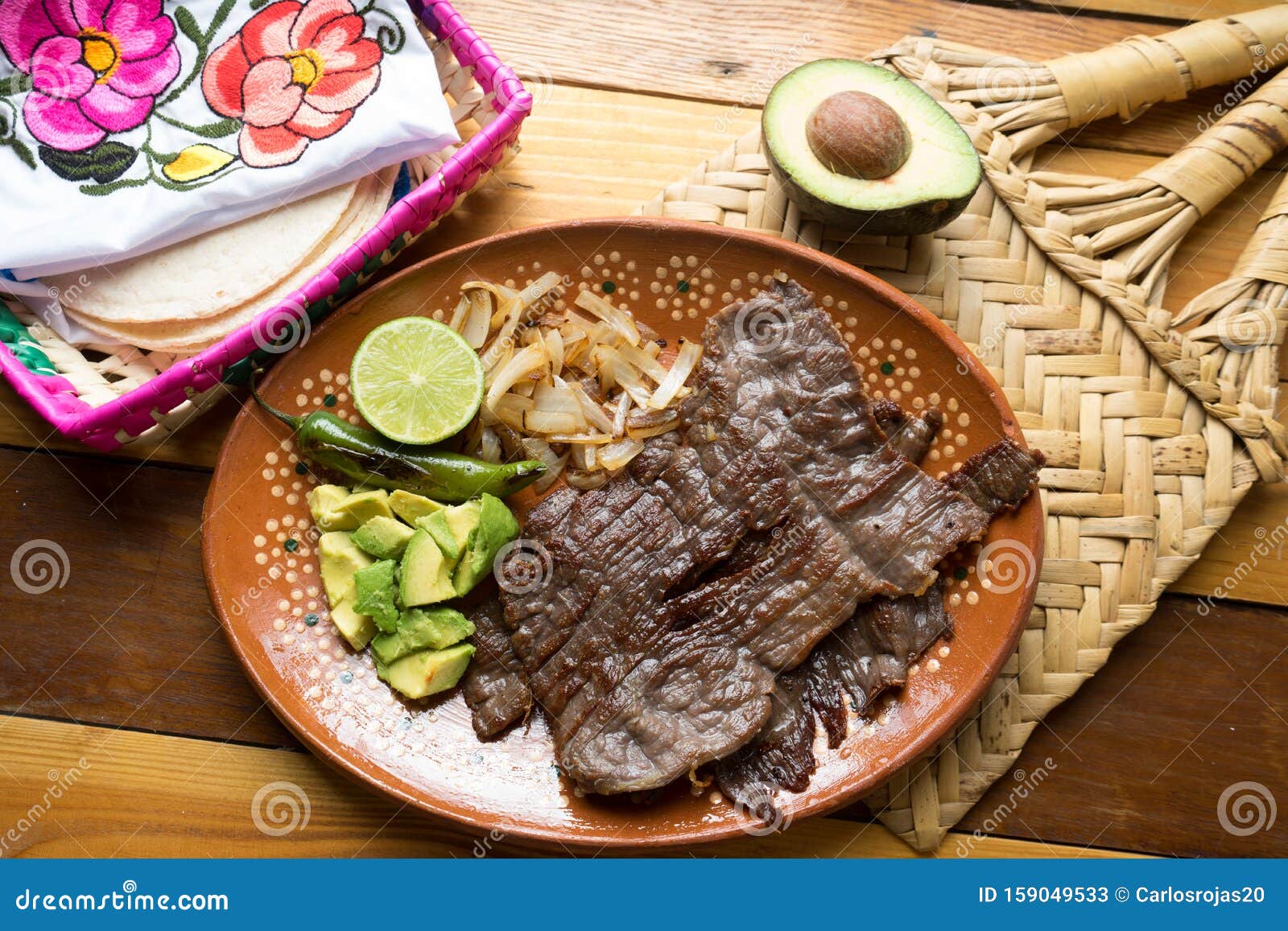 Carne Seca Mexicana Llamada "cecina" Imagen de archivo - Imagen de seco ...