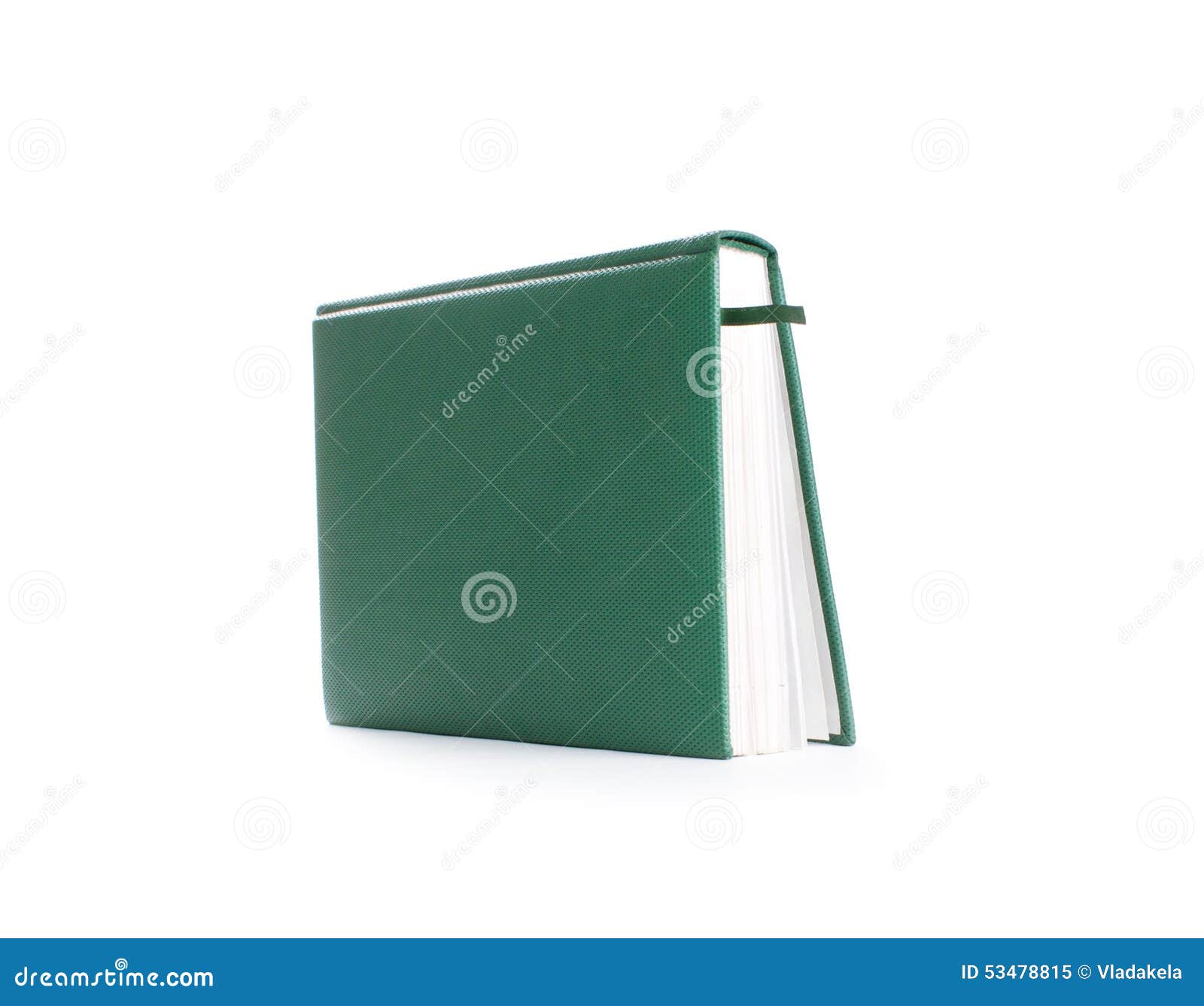 Carnet vert d'isolement image stock. Image du bureau - 53478815