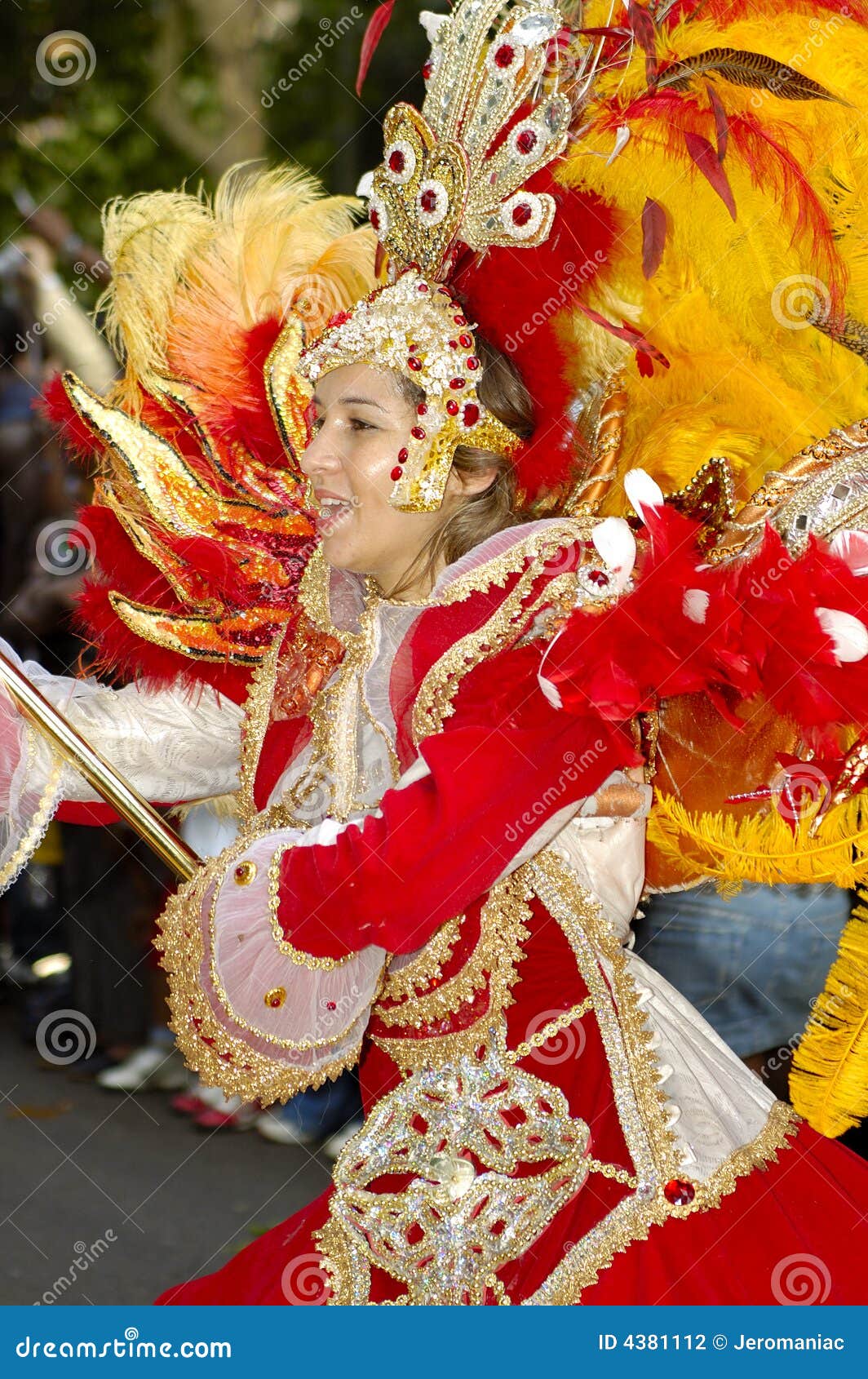 Carnevale brasiliano. fotografia stock. Immagine di goda - 4381112