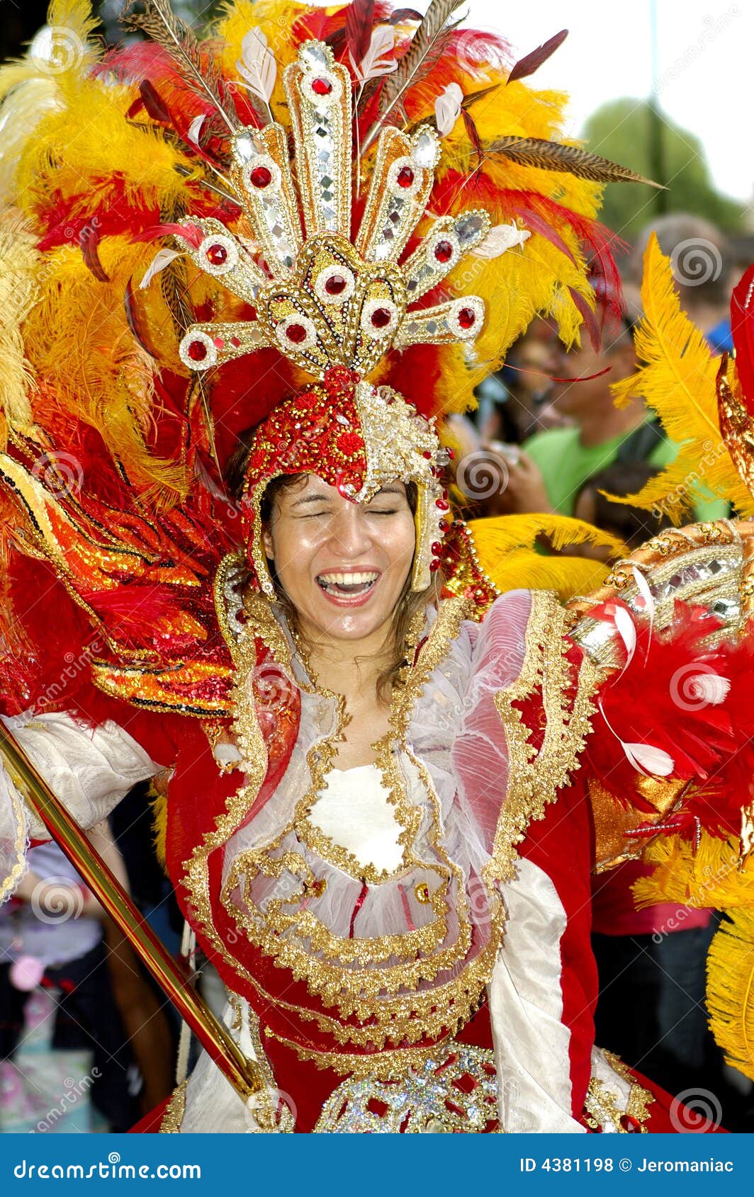 Carnevale brasiliano. fotografia stock. Immagine di bello - 4381198