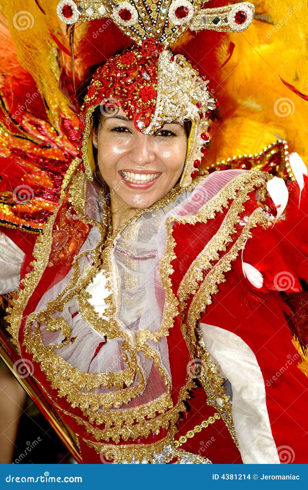 Carnevale brasiliano. fotografia stock. Immagine di bello - 4381214