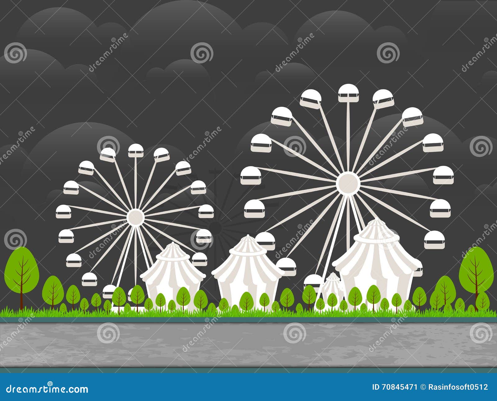 Carnival Abstract stock illustration. Illustration of funfair - 70845471