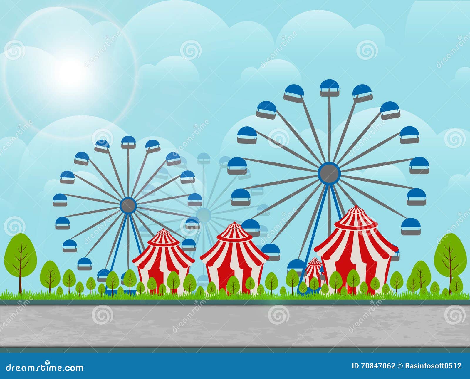 Carnival Abstract stock illustration. Illustration of children - 70847062