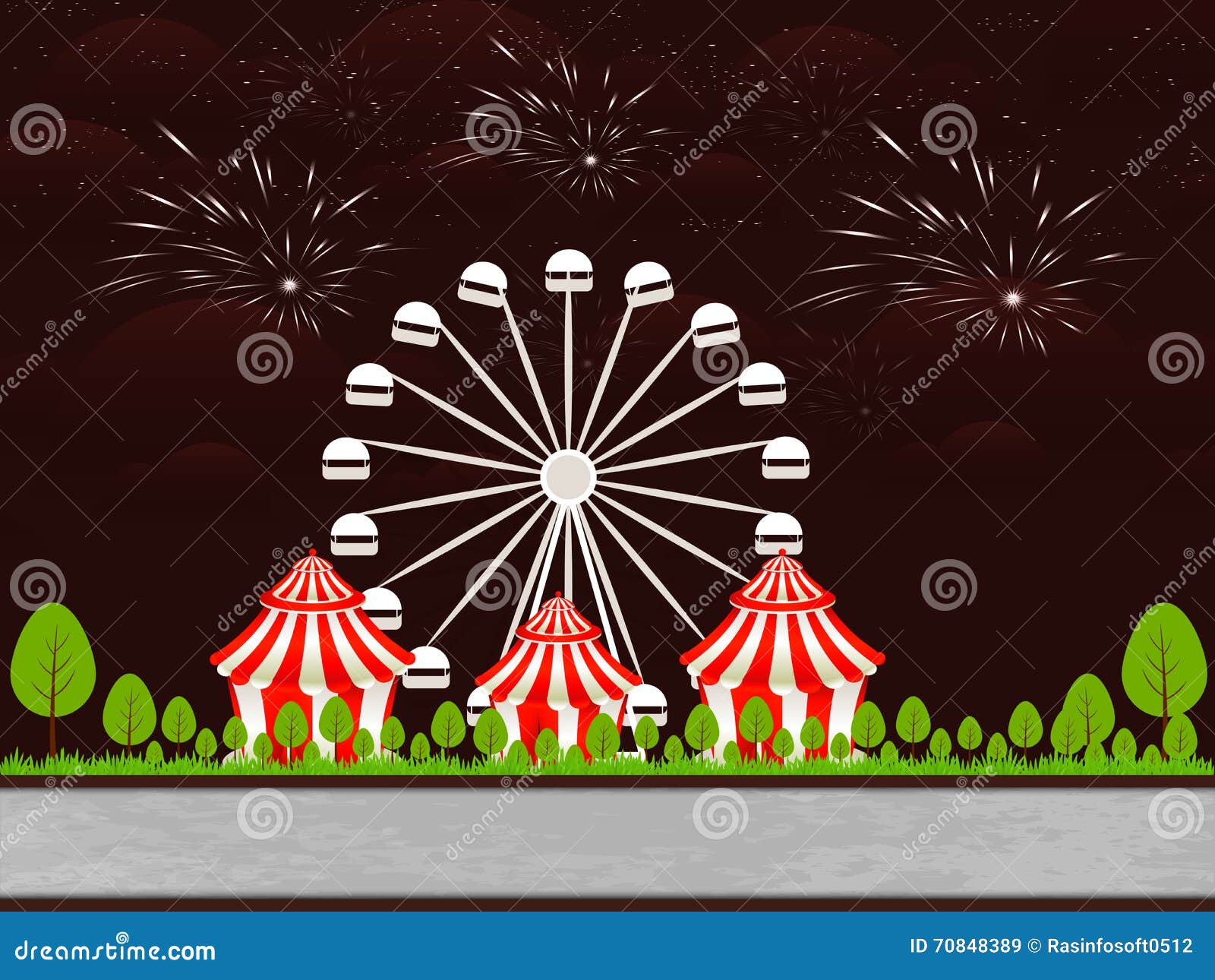 Carnival Abstract stock illustration. Illustration of kids - 70848389
