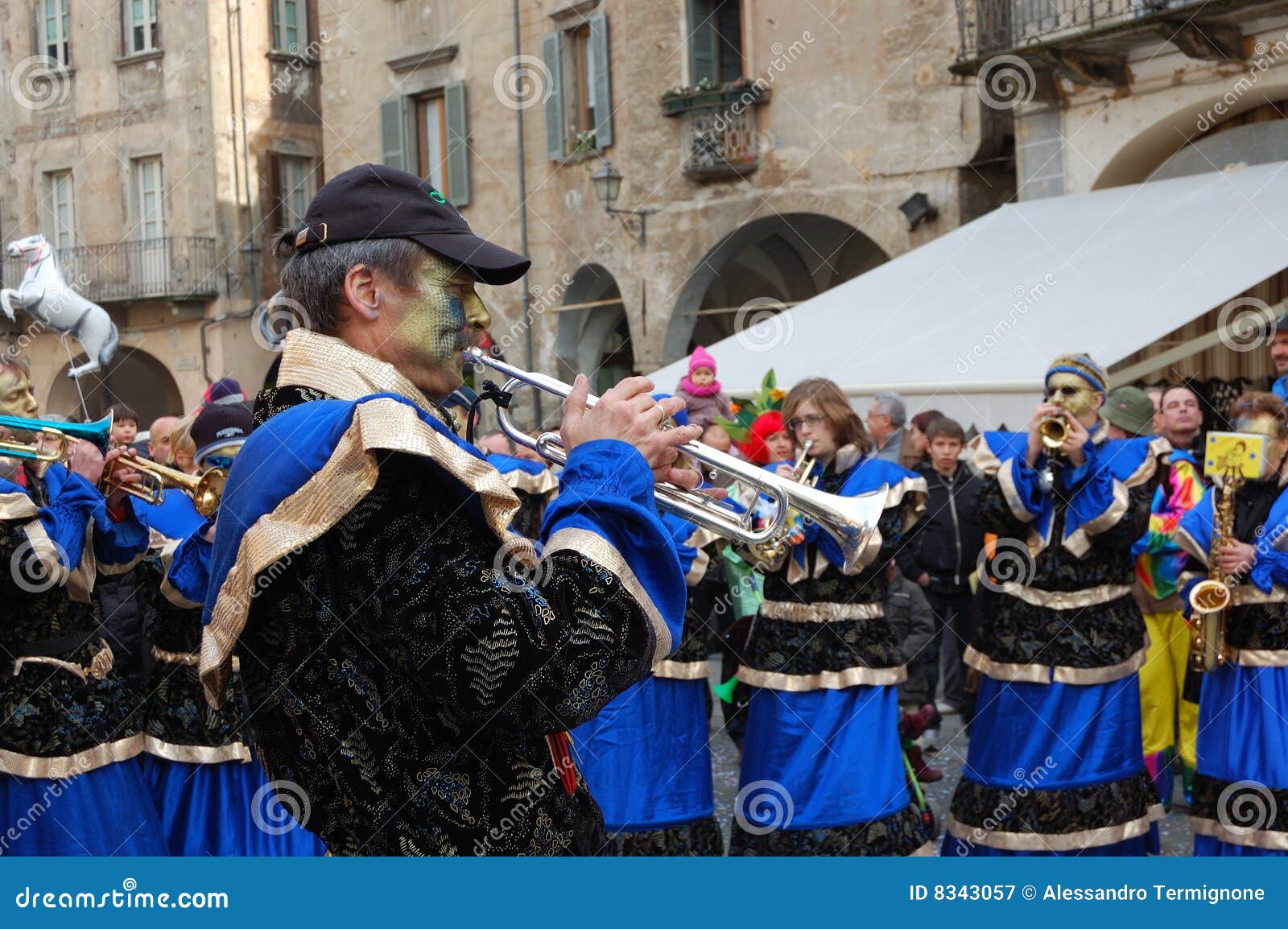 Carnival band editorial photography. Image of mask, music - 8343057