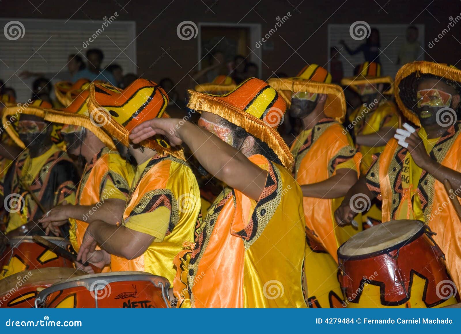 Carnival Band in Montevideo, Uruguay, 2008. Editorial Stock Image ...