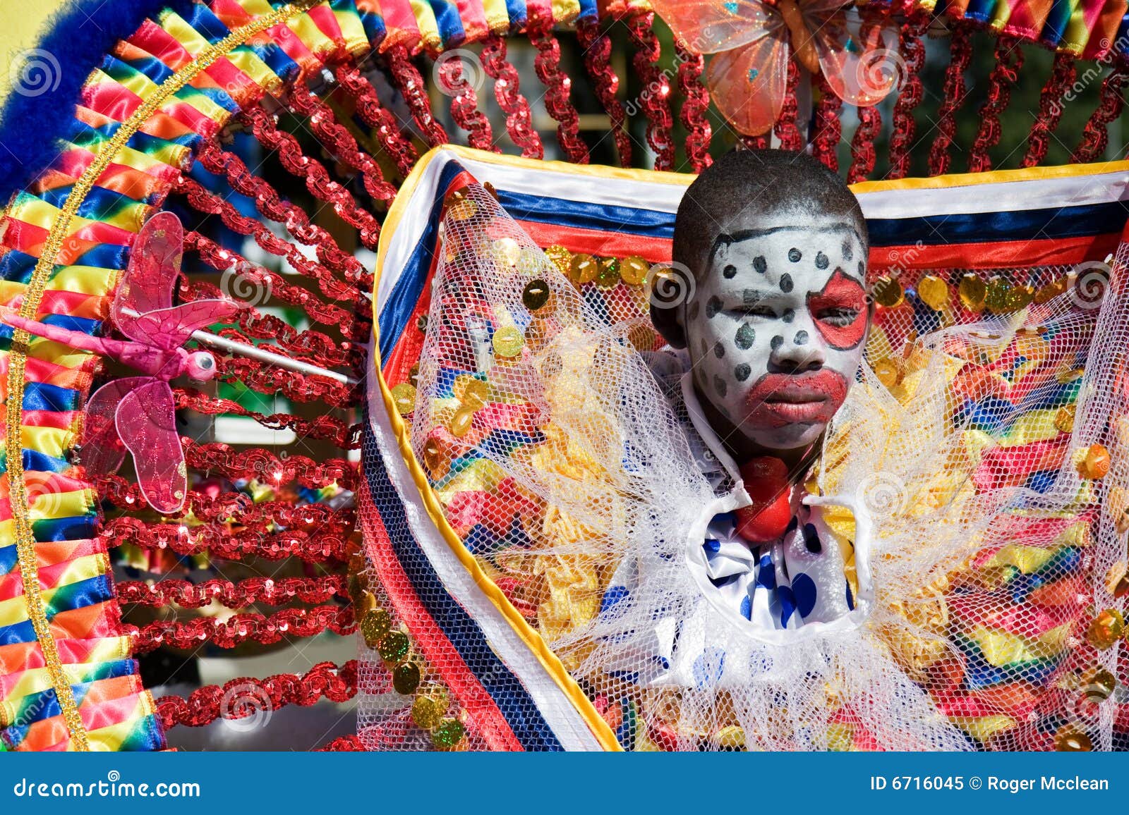 Carnival clown editorial image. Image of people, mask - 6716045