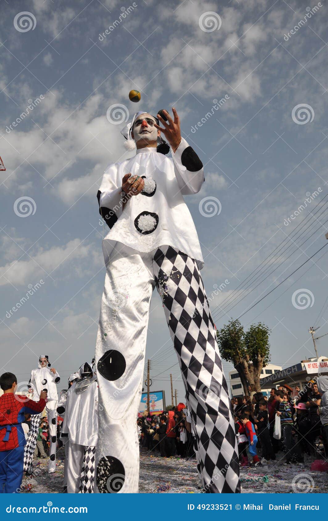 Carnival clown editorial photo. Image of traditional - 49233521