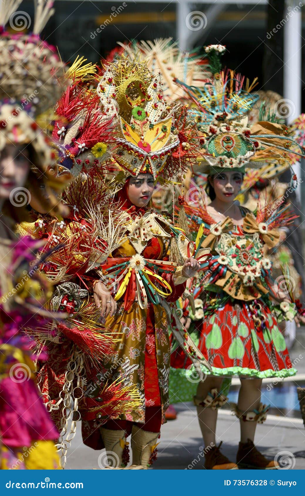 Carnival costumes editorial stock photo. Image of central - 73576328
