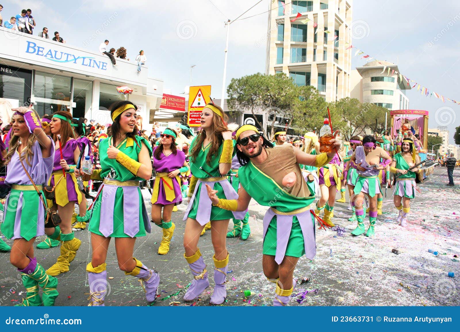 Carnival in Cyprus editorial photo. Image of celebration - 23663731