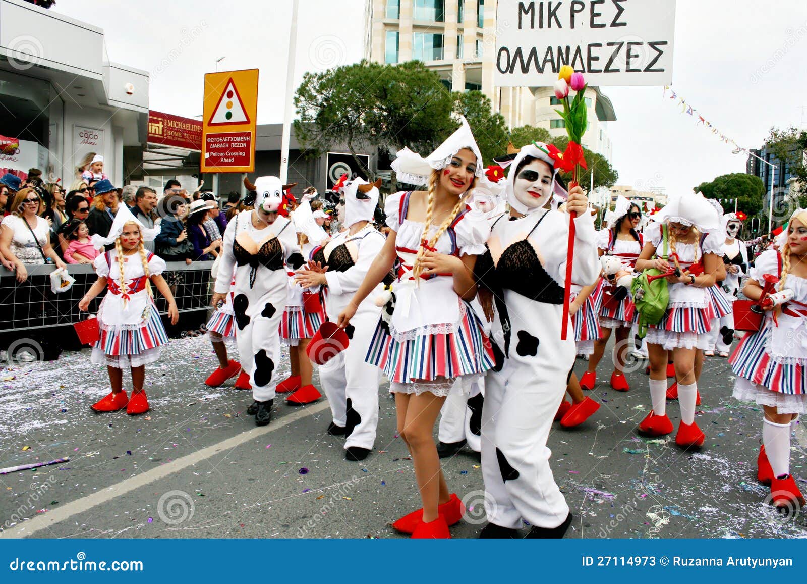 Carnival in Cyprus editorial stock photo. Image of clothing - 27114973