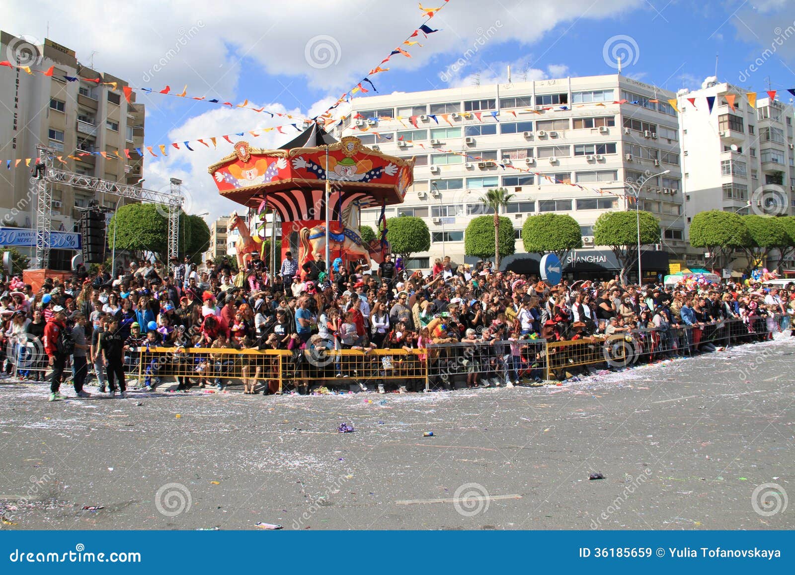 Carnival in Cyprus editorial stock image. Image of attractive - 36185659