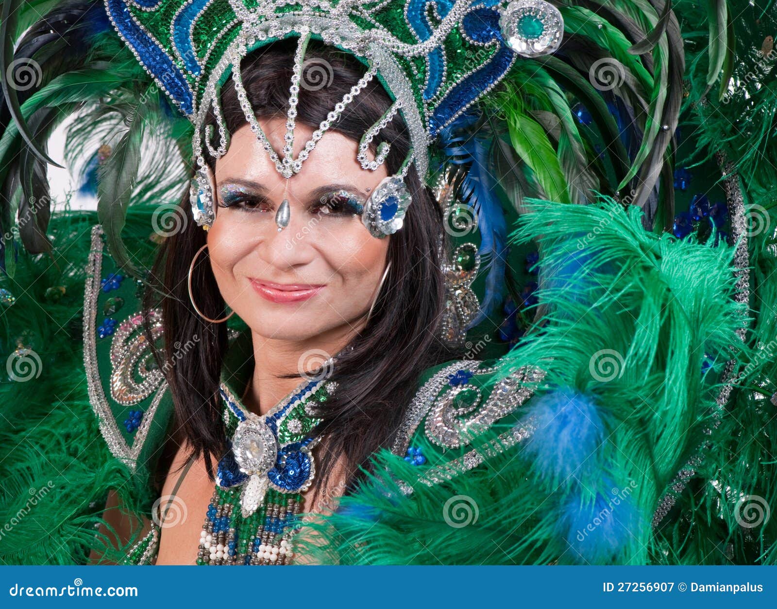 Carnival dancer stock image. Image of parade, latino - 27256907