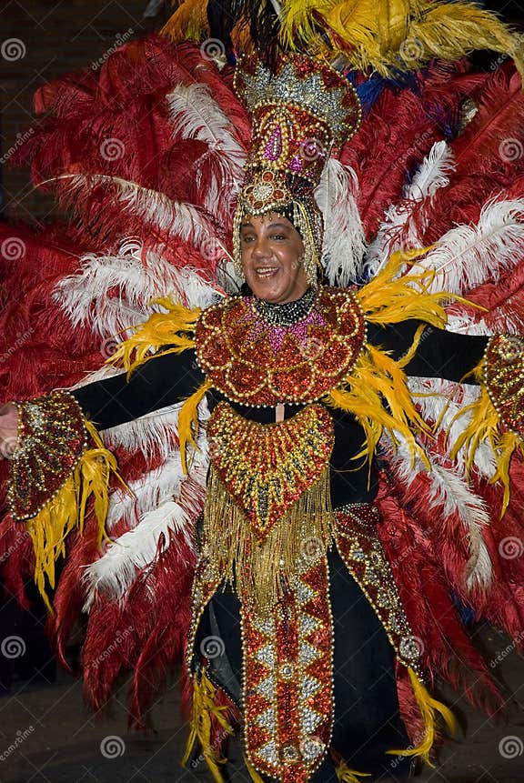 Carnival Dancer in Montevideo Editorial Stock Photo - Image of carnival ...