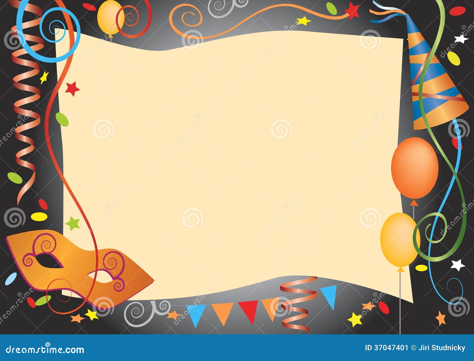 Carnival Decorative Background Stock Vector - Illustration of ...